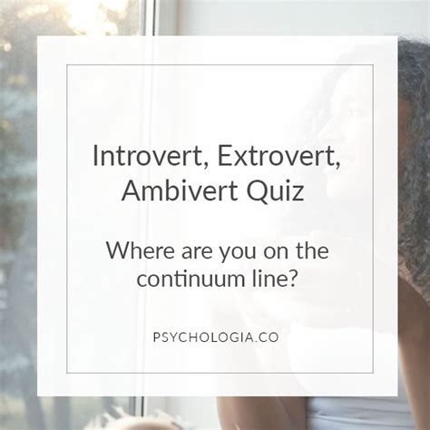 Extraverted Test Quiz Ambivert Extroverted Introvert Self Awareness