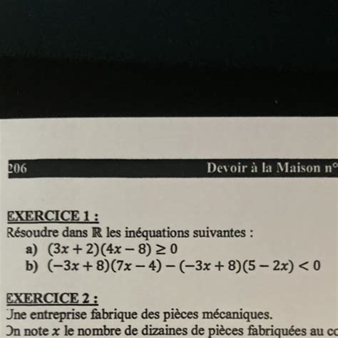 Bonjour jaurais besoin daide je ne sais pas comment résoudre ces