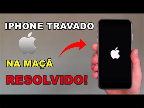 IPhone travado na tela da maçã como resolver YouTube