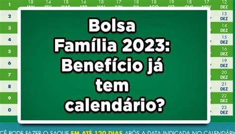 Bolsa Família 2023 Benefício já tem calendário