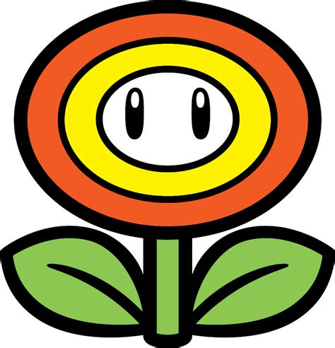 File Artwork Fire Flower Svg Super Mario Wiki The Mario Encyclopedia