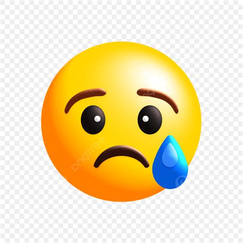 Sad Emojies D Vector Sad Emoji D Icon Social Media Facebook Sad