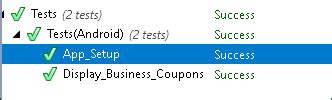 Xamarin Forms Inconclusive Test Not Run In Xamarin UI Test Stack