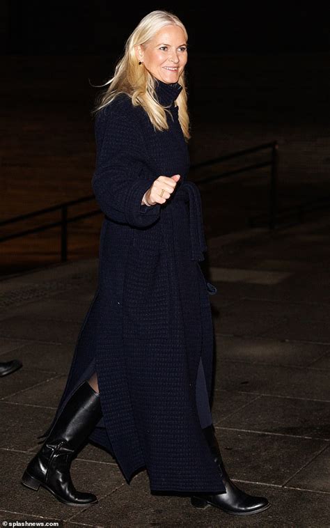 Norwegian Crown Prince Haakon And Crown Princess Mette Marit Attend