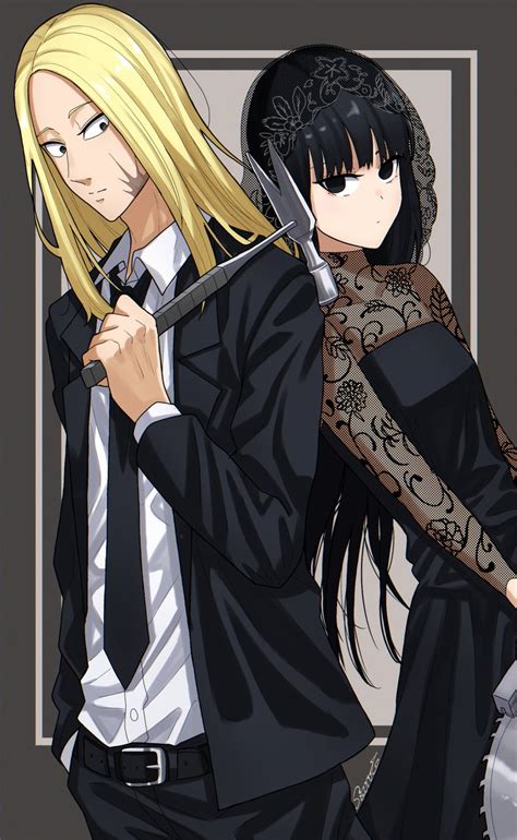 Osaragi And Shishiba Sakamoto Days Drawn By Shishiruto Danbooru