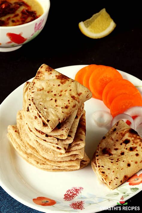 Chapati Recipe Indian Flatbread Swasthi S Recipes