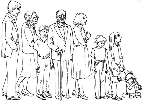 Coloriage Famille Bestof Stock Coloriage De La Famille Famille