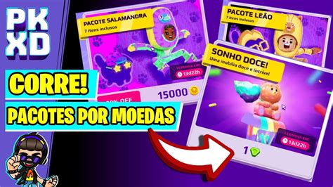 PK XD CORRE MUITOS PACOTES POR MOEDAS E 1 GEMA CONFIRA YouTube