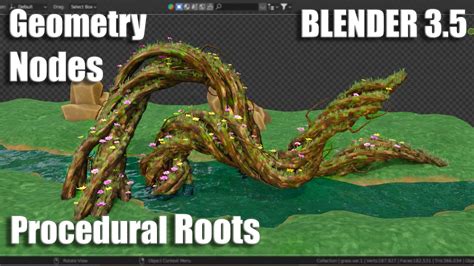 Easy Geometry Nodes Procedural Roots BLENDER3 5 YouTube
