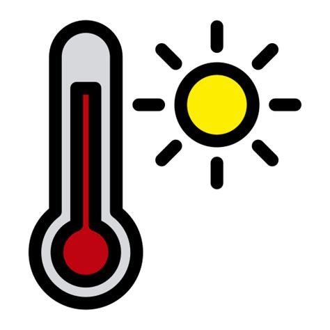 Hot Weather Generic Outline Color Icon