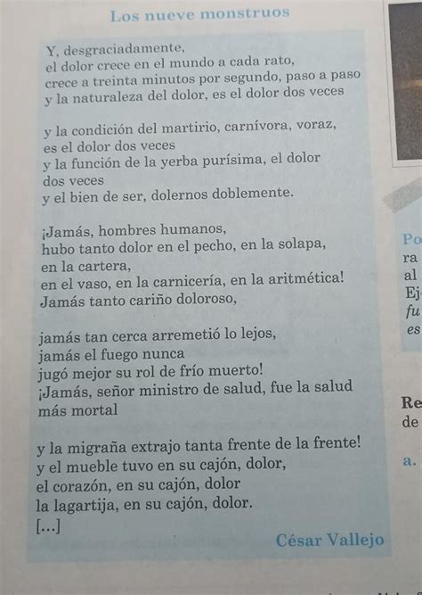 a Cuál es el tema que se desarrolla en el poema b Cómo es el