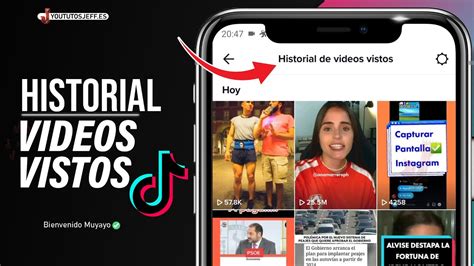 Ver HISTORIAL DE VIDEOS VISTOS En TikTok YouTube