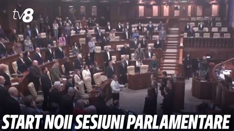 La prima ședință din noua sesiune sau prezentat 94 de deputați YouTube