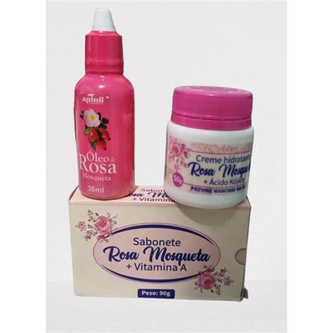 Leo De Rosa Mosqueta Puro 30ml Clareador De Manchas Rugas Estrias
