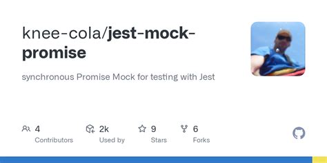 github knee cola jest mock promise synchronous promise mock for testing with jest