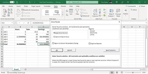 how to use excel s goal seek and solver to solve for unknown variables 2023
