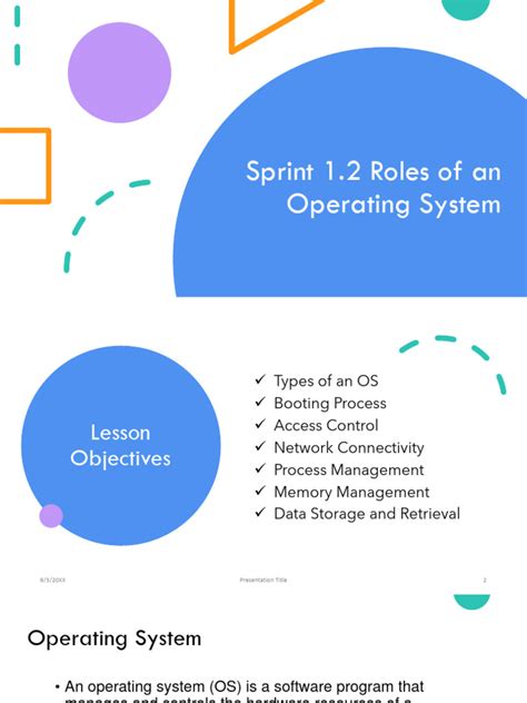 grade 11 1 2 roles of an os pdf operating system process computing