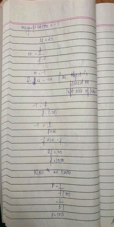 WC VIUUU CCS Amy Vem And Capillary 20 A Draw Ray Diagram To Show The