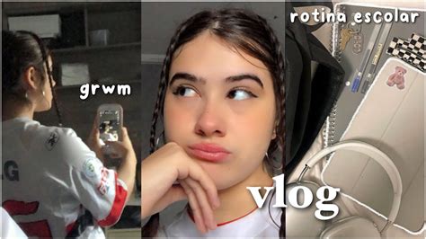 PRODUCTIVE VLOG Um Dia Na Minha Vida Arrume Se Comigo Para Escola