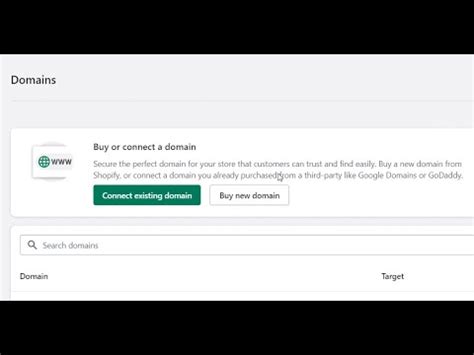 How To Connect Domain With Shopify YouTube