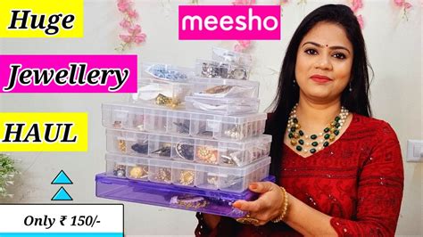 Huge Meesho Jewellery Haul Starting Rs 150 Meesho Trendy Jewellery