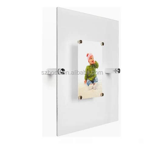 Marco De Pared Acrílico Flotante Transparente 12x10 A La Venta Buy