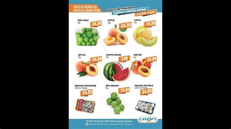Çağrı Market Manav Kampanyaları 05 08 Haziran 2023 YouTube