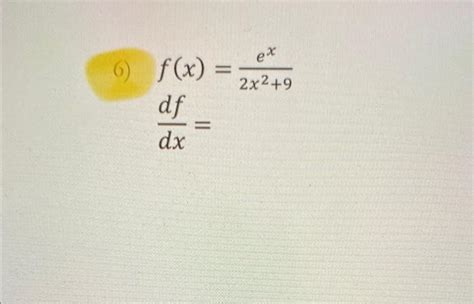 solved find the derivative for each of the following