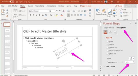 How To Create And Add Watermark In Powerpoint Slides
