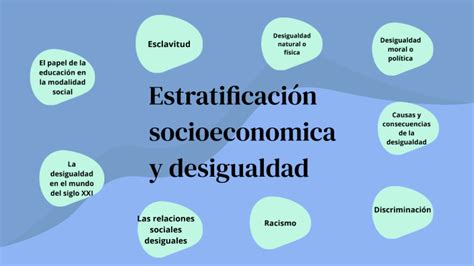 Estratificación socioeconómica y desigualdad by salazar Mitzy on Prezi