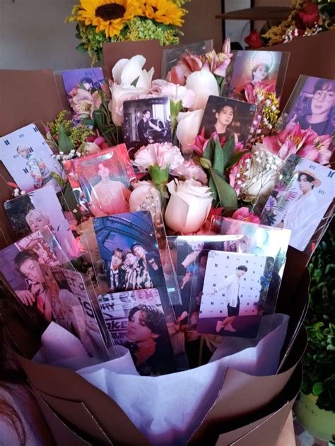 Ramo de photocards Ideas lindas para regalar Fiestas de cumpleaños
