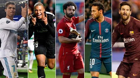 Ronaldo Messi Neymar And Mbappe Wallpaper