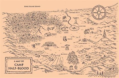 Camp Half Blood Map Percy Jackson Wallpaper Percy Jackson Books