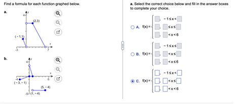 Solved Find A Formula For Each Function Graphed Below A Chegg