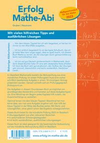 Erfolg im Mathe Abi 2023 Grundwissen Basisfach Baden Württemberg