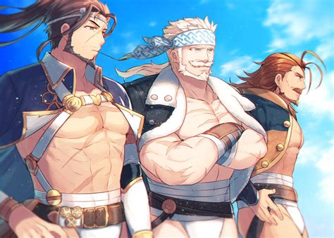 Eugen Soriz And Jin Granblue Fantasy Drawn By Haneten Kagatsu