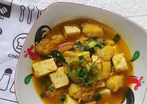 Resep Ikan Dori Tahu Kuah Kuning Oleh Reni Nuraini Cookpad