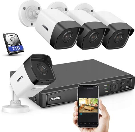 Zestaw do monitoringu Annke System Bezpieczeństwa Sieci 5Mp 8Ch Poe 2Tb