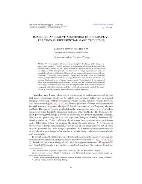 pdf image enhancement algorithm using adaptive fractional differential mask technique