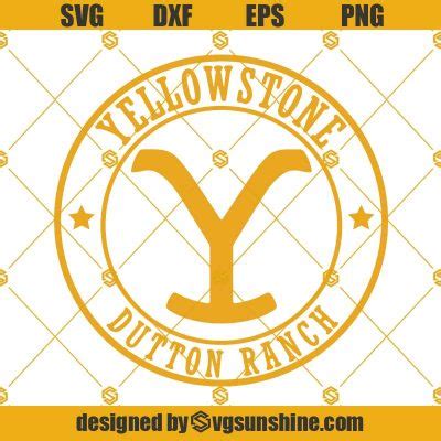 Yellowstone Dutton Ranch Svg Yellowstone Svg