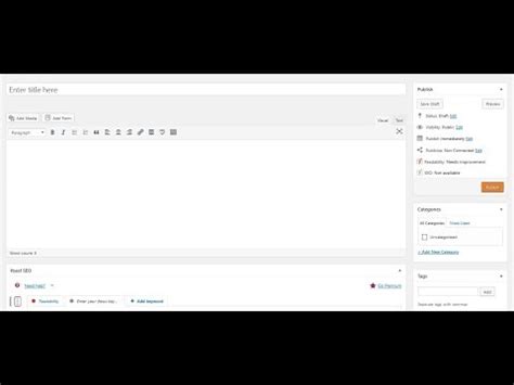 How To Create A Great Blog Post In WordPress YouTube