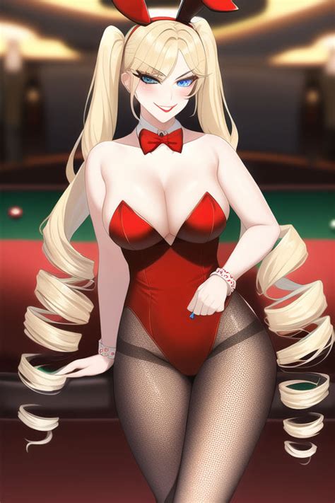 Long Blond Drill Twintails Haired Wo0man Blue Eye By Varm209 On Deviantart