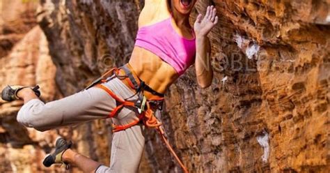 Hot Rock Climber Has Rock Hard Abs Omglmaowtf Hot Women