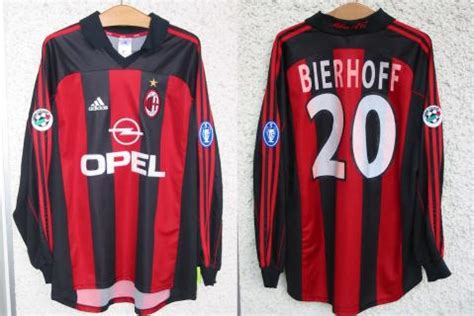 AC Milan 2000 01 Stevens Football Shirts