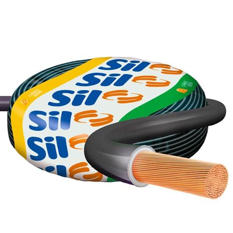 Rolo Fio Cabo Flexível 1 5mm Sil 100m Instalações Elétricas Alta
