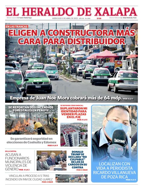 El Heraldo De Xalapa 5 De Abril De 2023 By Poza Acme Issuu