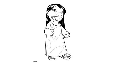 Dibujo De Lilo Stitch Para Colorear Y Pintar