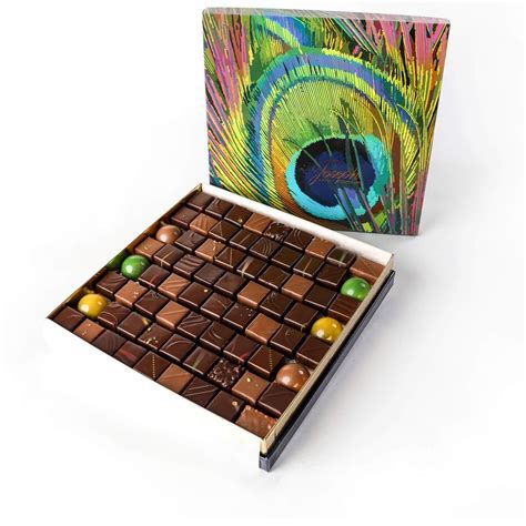 Joseph Assortiment Chocolats Noir et Lait 90 pièces 700g Prestige Paon