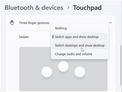Cómo personalizar los gestos del panel táctil en Windows 11 Gearrice