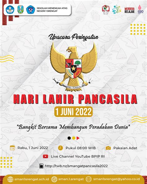 Upacara Peringatan Hari Lahir Pancasila Juni Sma Negeri Srengat